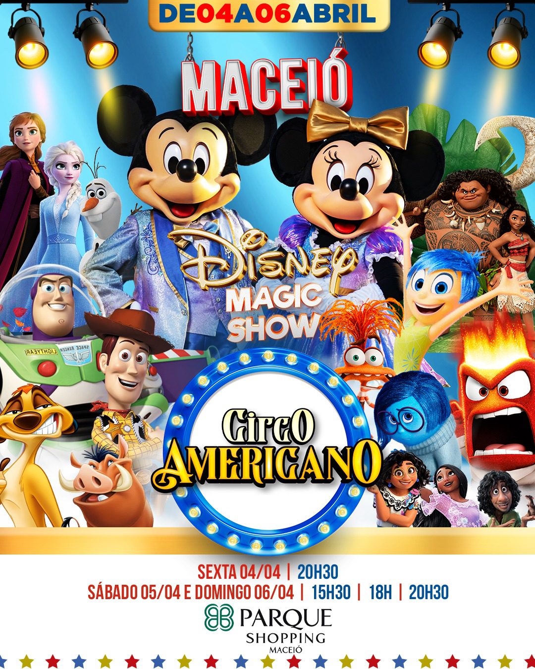 Disney Magic Show chega ao Circo Americano, em Maceió nesta sexta ...