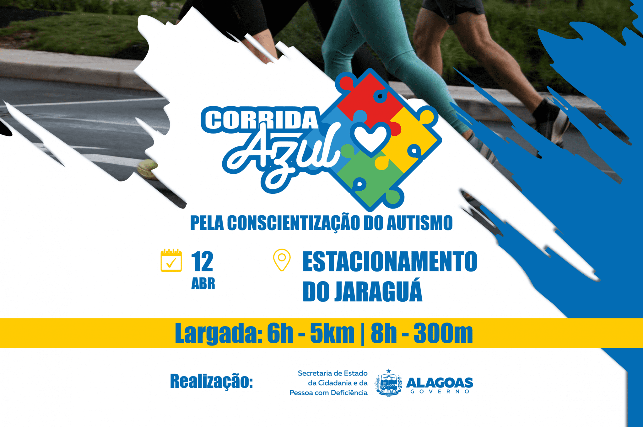 Governo de AL promove a 1ª Corrida Azul pela conscientização do autismo ...